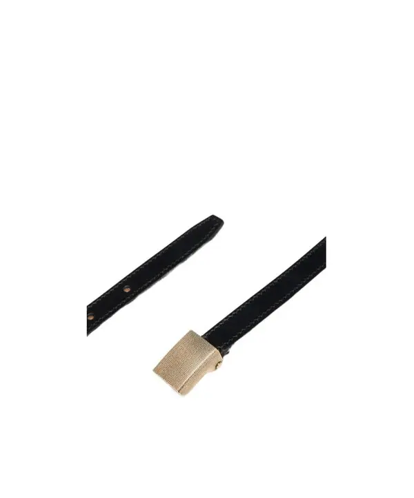 LEMAIRE Textured-buckle Leather Belt