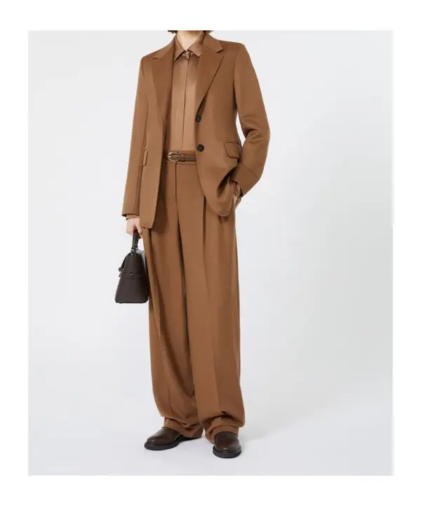 Max Mara Satin Shirt - Chestnut