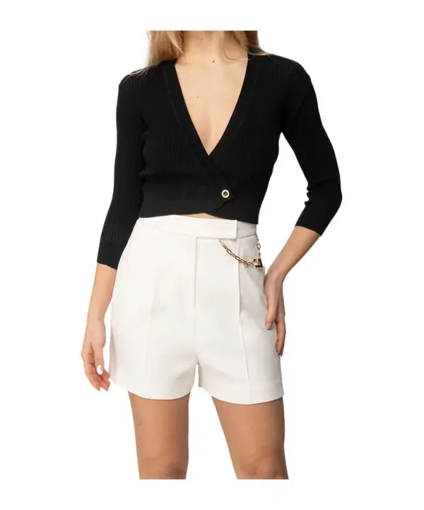 Elisabetta Franchi V-neck Knit Top