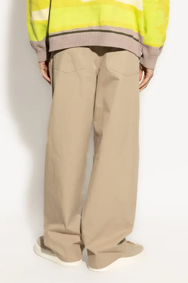 Moschino Mid-rise Wide-leg Trousers