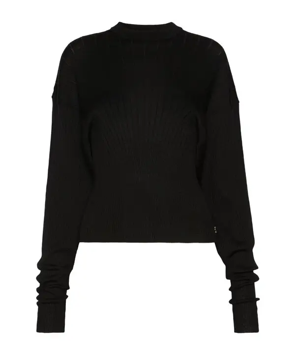 Sportmax Shaped Pure Wool Sweater