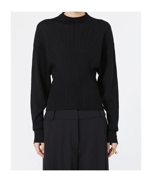Sportmax Shaped Pure Wool Sweater