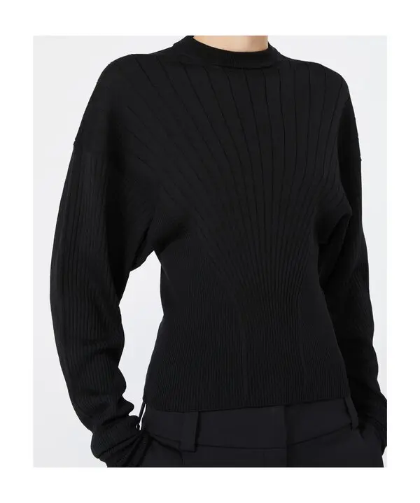 Sportmax Shaped Pure Wool Sweater