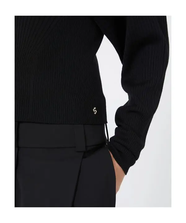Sportmax Shaped Pure Wool Sweater