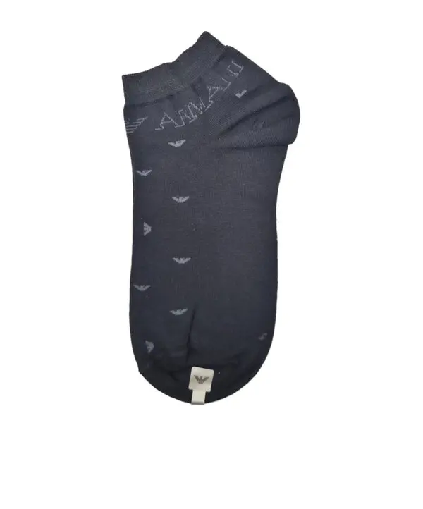Emporio Armani Ribbed Socks - Black