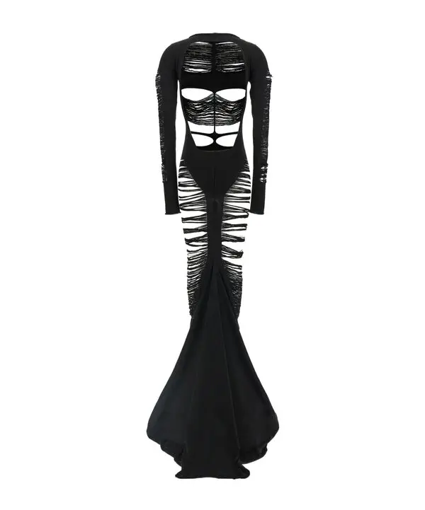 Rick Owens Luna Distressed Dress