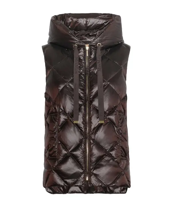 Max Mara Zippered Hooded Vest