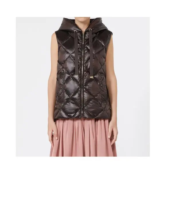 Max Mara Zippered Hooded Vest