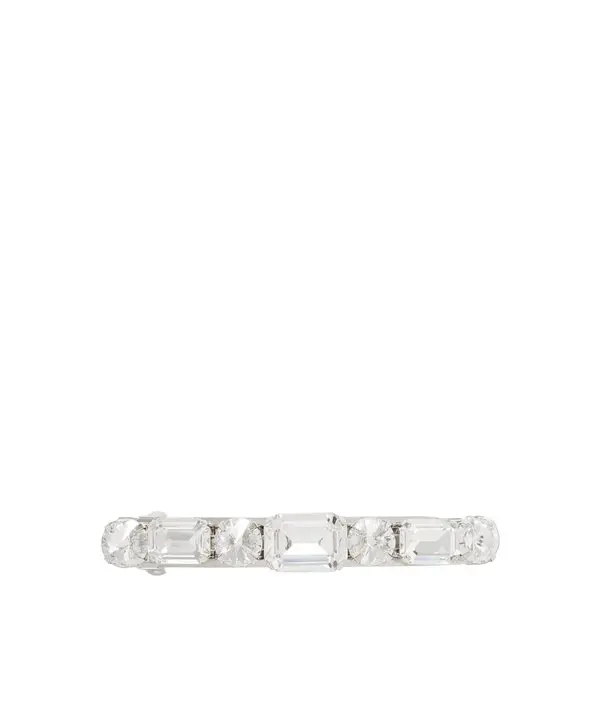 JENNIFER BEHR Justine Crystal Embellished Hair Clip - White