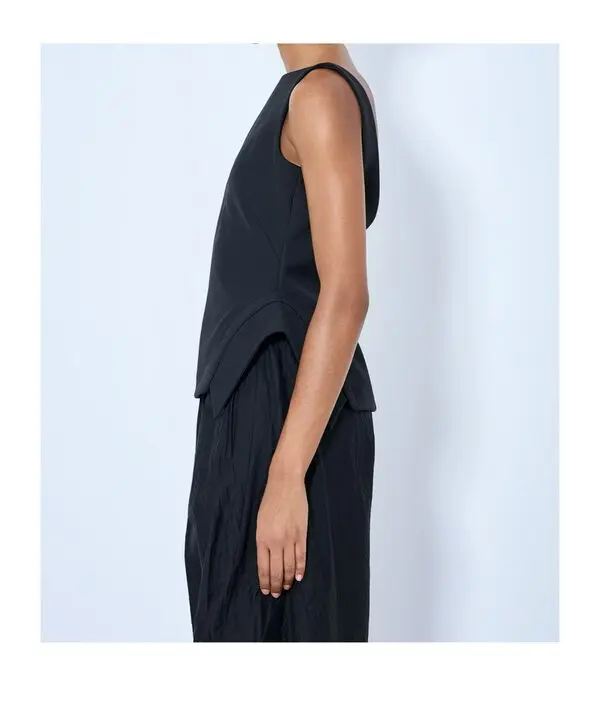 RÓHE Deconstructed Collar Top