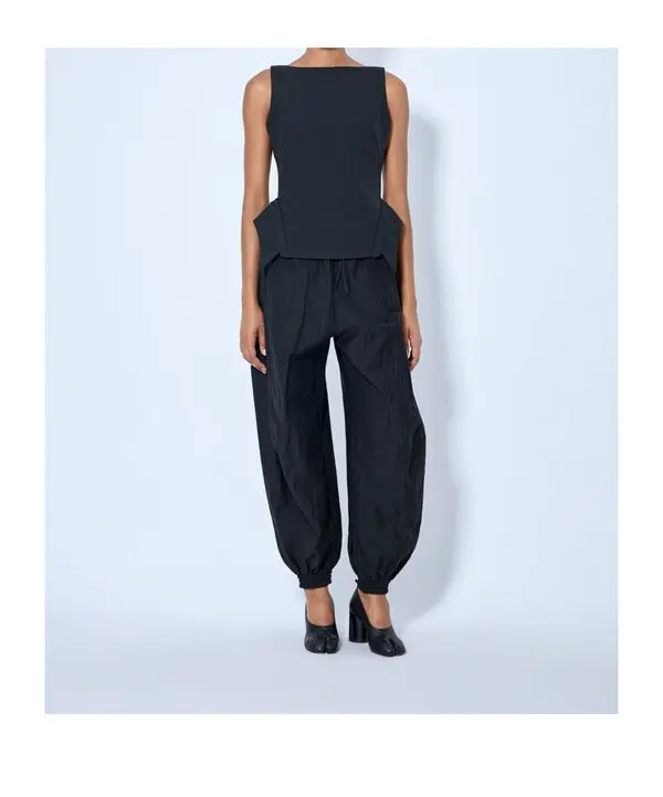 RÓHE Deconstructed Collar Top