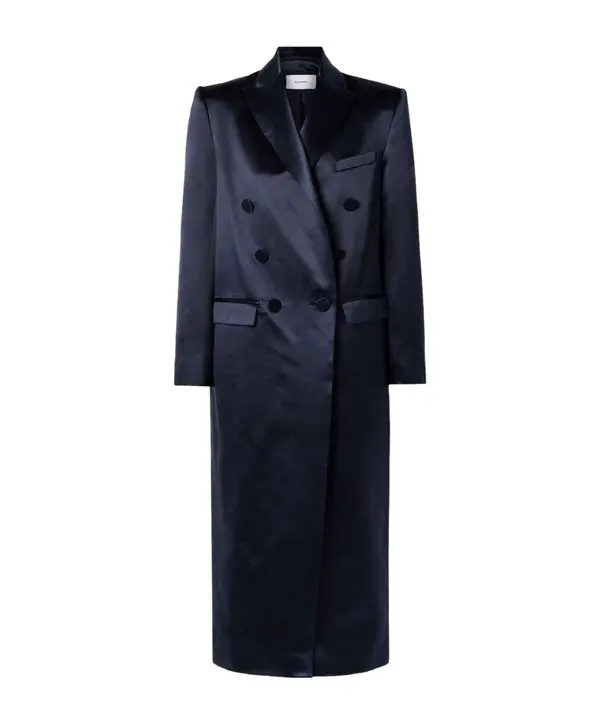 Alex Perry Silk-blend Satin Coat