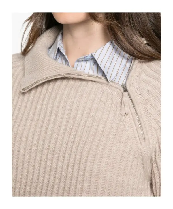 ALLUDE Long-sleeved Sweater
