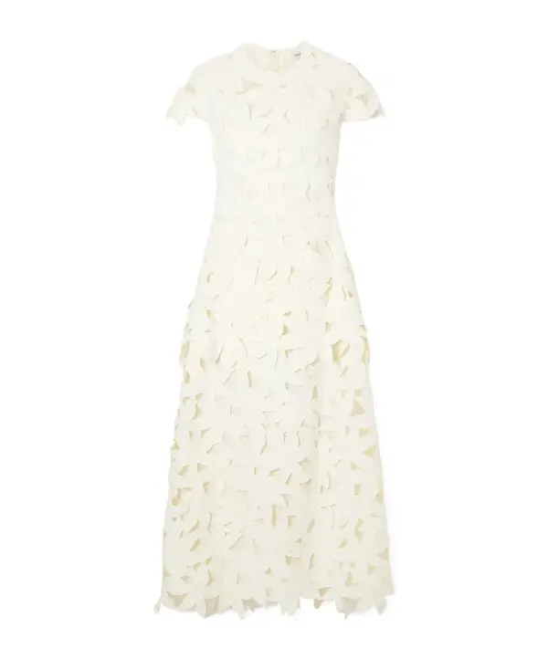 Simkhai Laser-cut Midi Dress