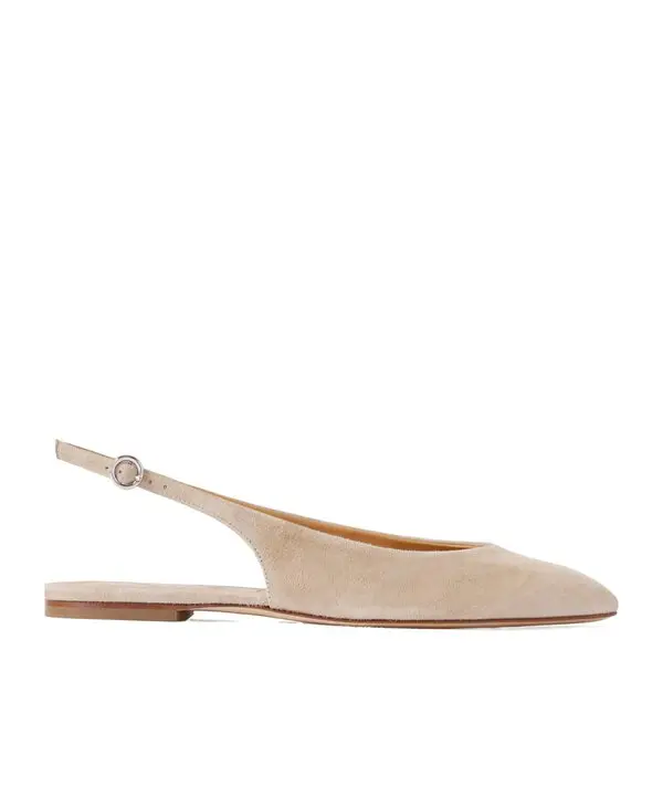 AeydĒ Amelia Suede Slingback Ballet Flats
