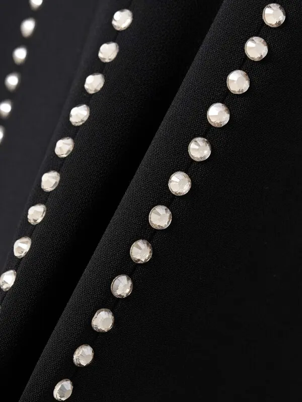 Jenny Packham Crystal-embellished Crepe Gown