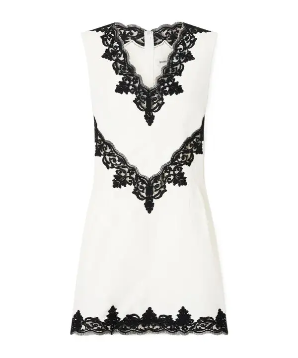 Simkhai Minna Lace-trim Mini Dress - No