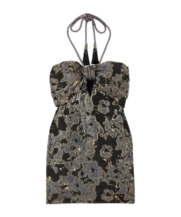 Johanna Ortiz Distinguished Avardians Open Back Mini Dress