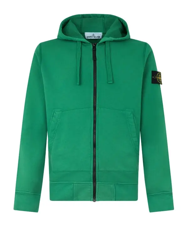 Stone Island Logo-patch Sweatshirt - Green