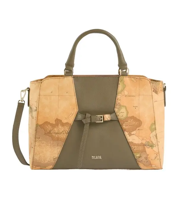 ALVIERO MARTINI 1A CLASSE Color-blocked Shoulder Bag
