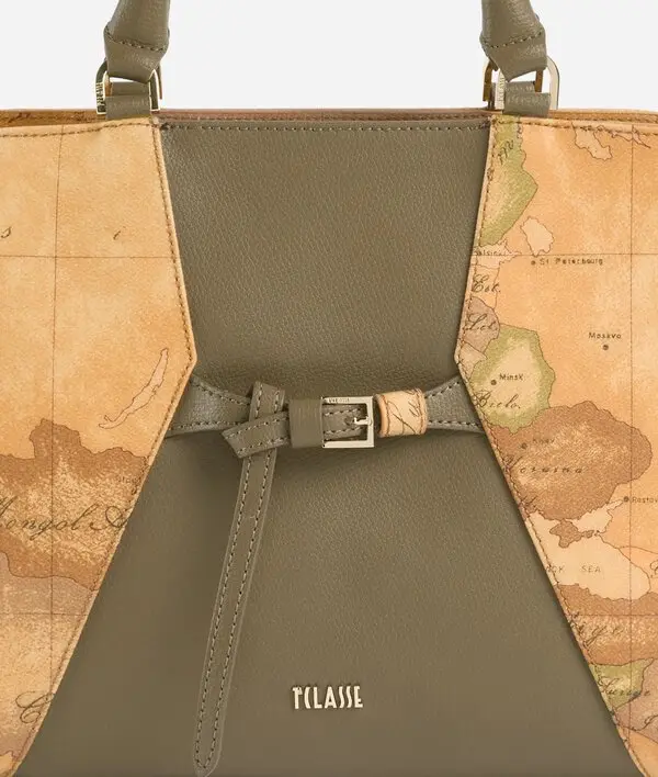 ALVIERO MARTINI 1A CLASSE Color-blocked Shoulder Bag