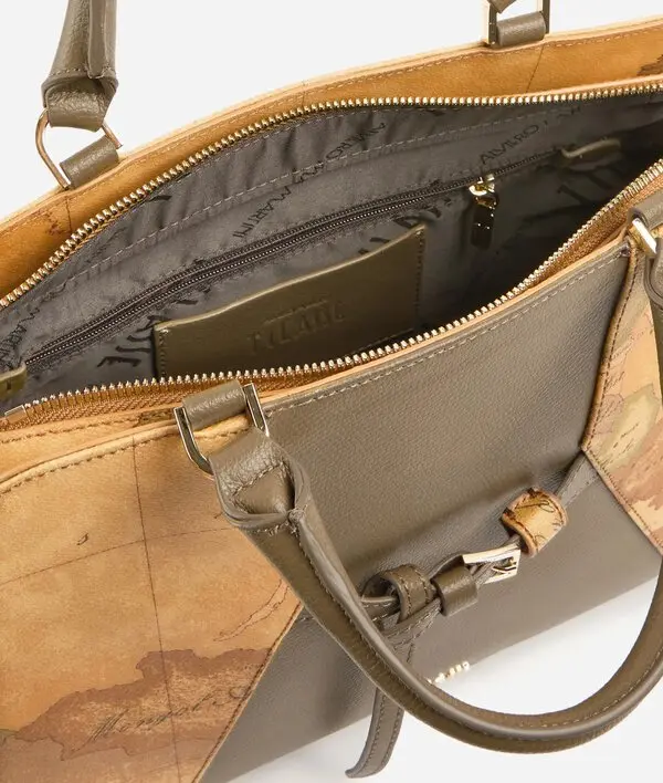 ALVIERO MARTINI 1A CLASSE Color-blocked Shoulder Bag
