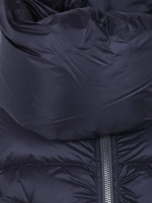 Rick Owens Funnel Neck Quilted Down Jacket