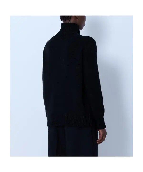 THE ROW Ribbed-knit Roll-neck Sweater