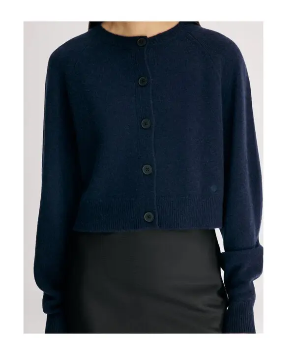 Loulou De Saison Heike Buttoned Cropped Cardigan