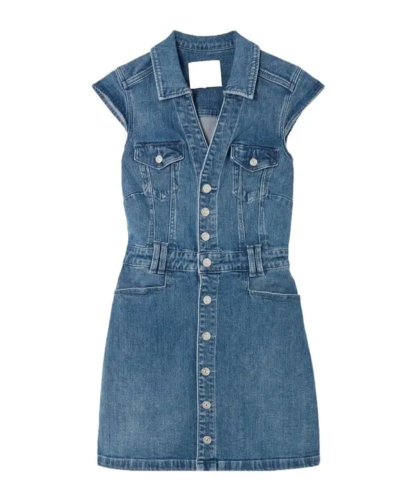 Paige Stretch Denim Mini Dress
