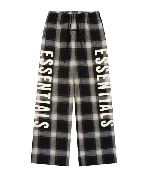 Fear Of God Flannel Lounge Pant - Iron Gray Grid