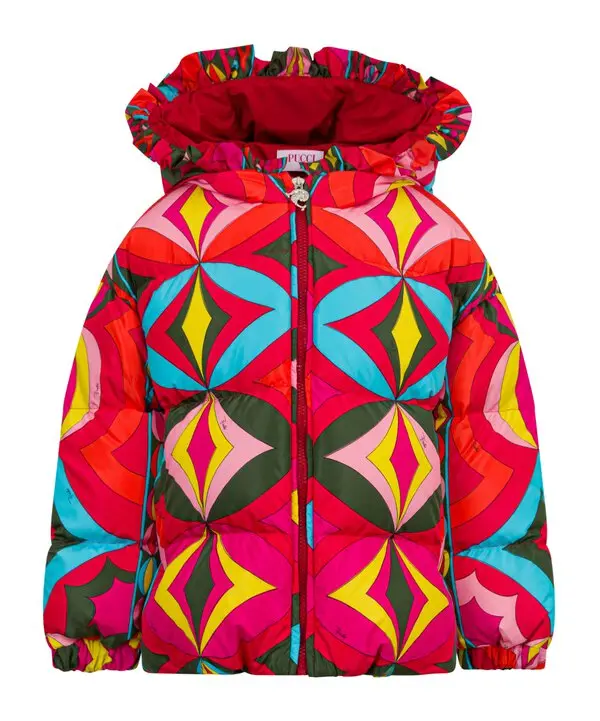 Emilio Pucci Long Sleeve Hooded Padded Jacket - No