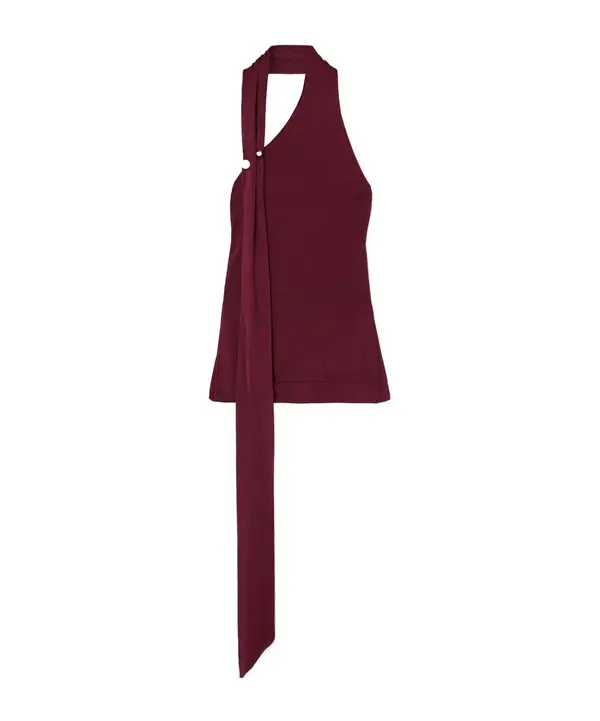 Galvan Asymmetrical Knit Top