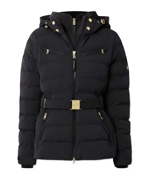 Bogner Ellya Belted Layered Quilted Ski Jacket