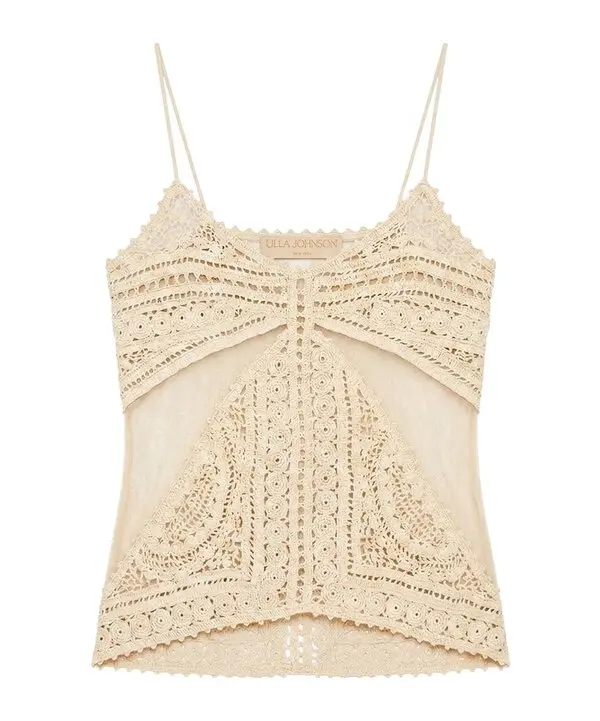 Ulla Johnson Sleeveless Scoop Neck Camisole