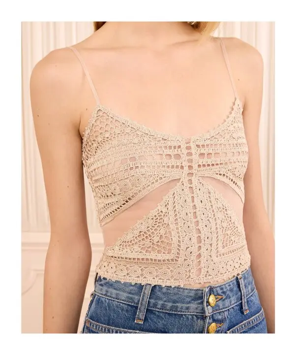 Ulla Johnson Sleeveless Scoop Neck Camisole