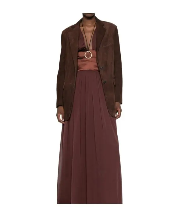 Tagliatore Long-sleeve Leather Jacket