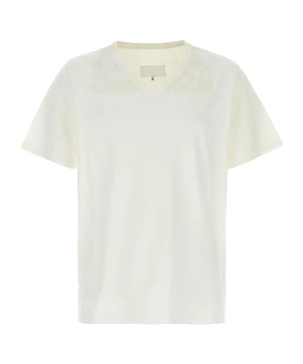 MAISON MARGIELA Short Sleeve V-neck T-shirt