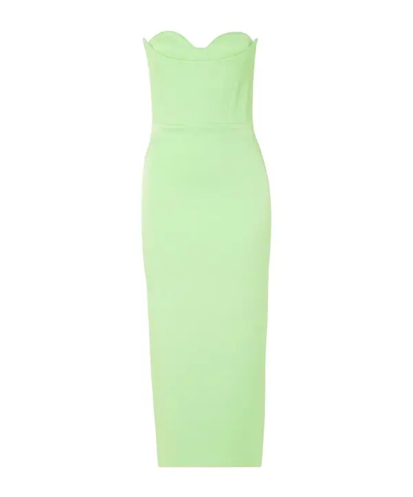 Alex Perry Ansley Strapless Midi Dress