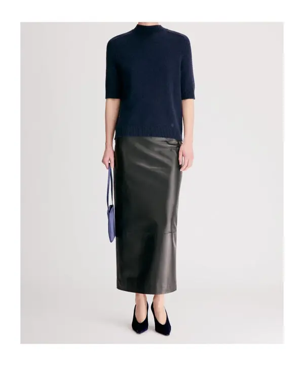 Loulou De Saison Ruth High Neck Knitted Top
