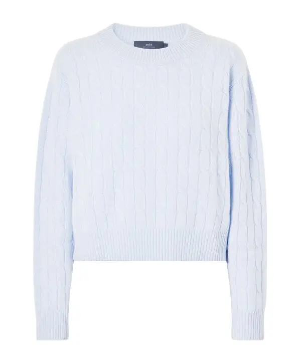 Arch4 Tinka Cable-knit Cashmere Sweater