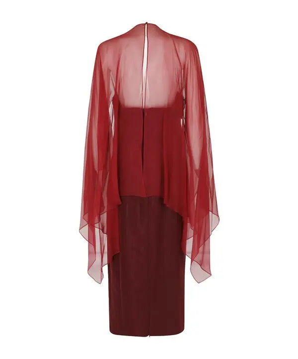 Alberta Ferretti Long-sleeved Dress