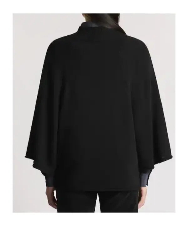 FAY Wool And Cashmere Blend Mock Neck Top