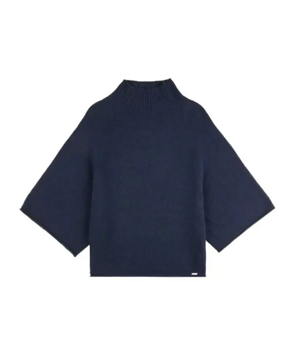 FAY Wool And Cashmere Blend Mock Neck Sweater