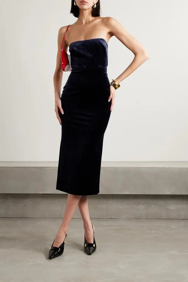 Alex Perry Mid-length Velvet Dress