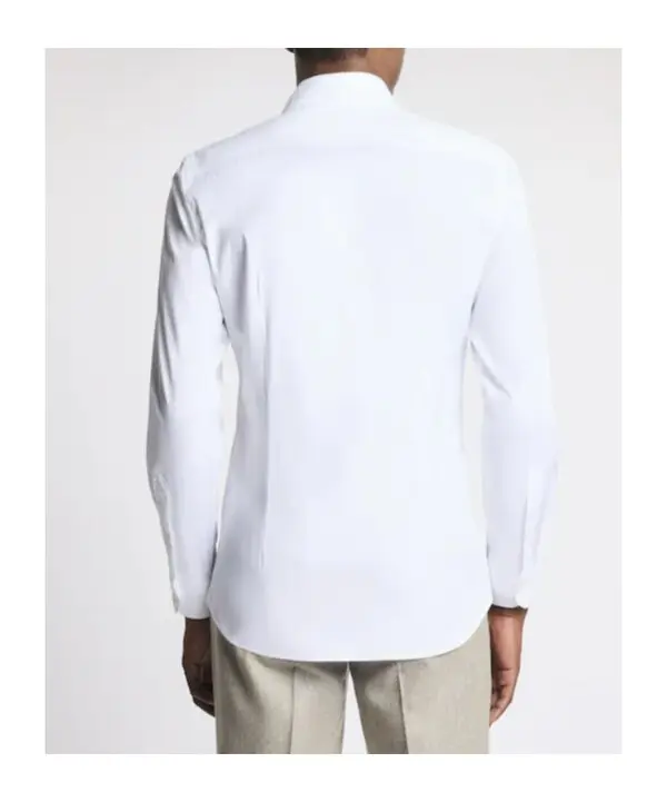 FAY Regular Fit Shirt In Stretch Poplin