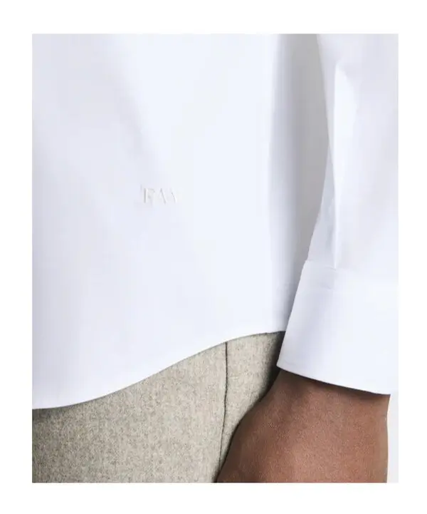 FAY Regular Fit Shirt In Stretch Poplin