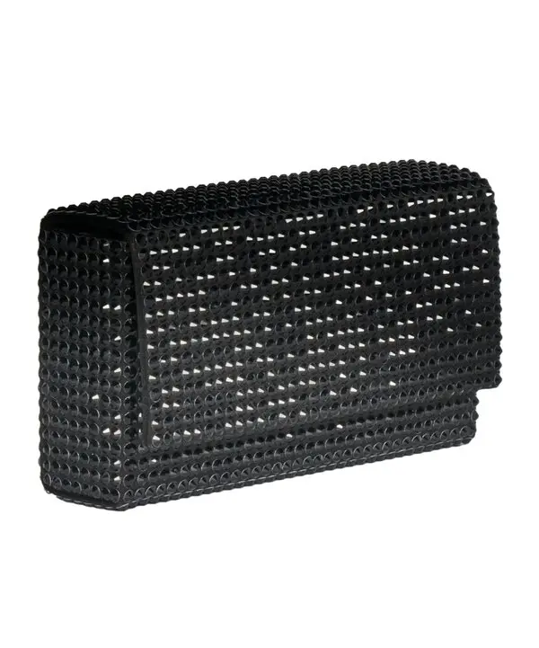 Amina Muaddi Embellished Clutch Bag
