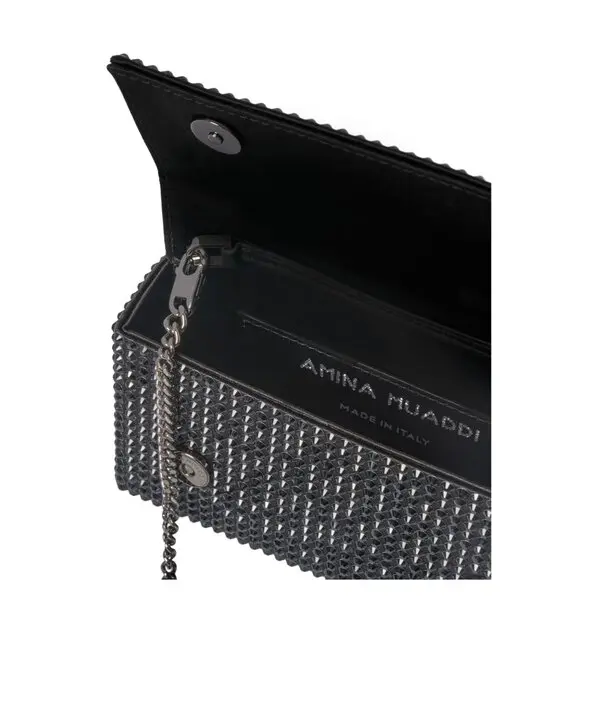 Amina Muaddi Embellished Clutch Bag