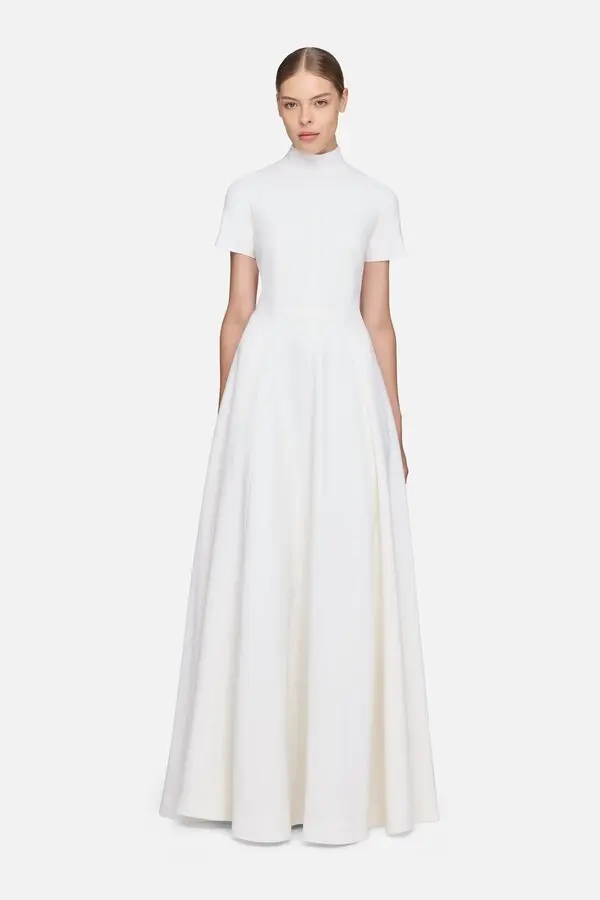 EMILIA WICKSTEAD Malinda Dress In Single Wool Crepe